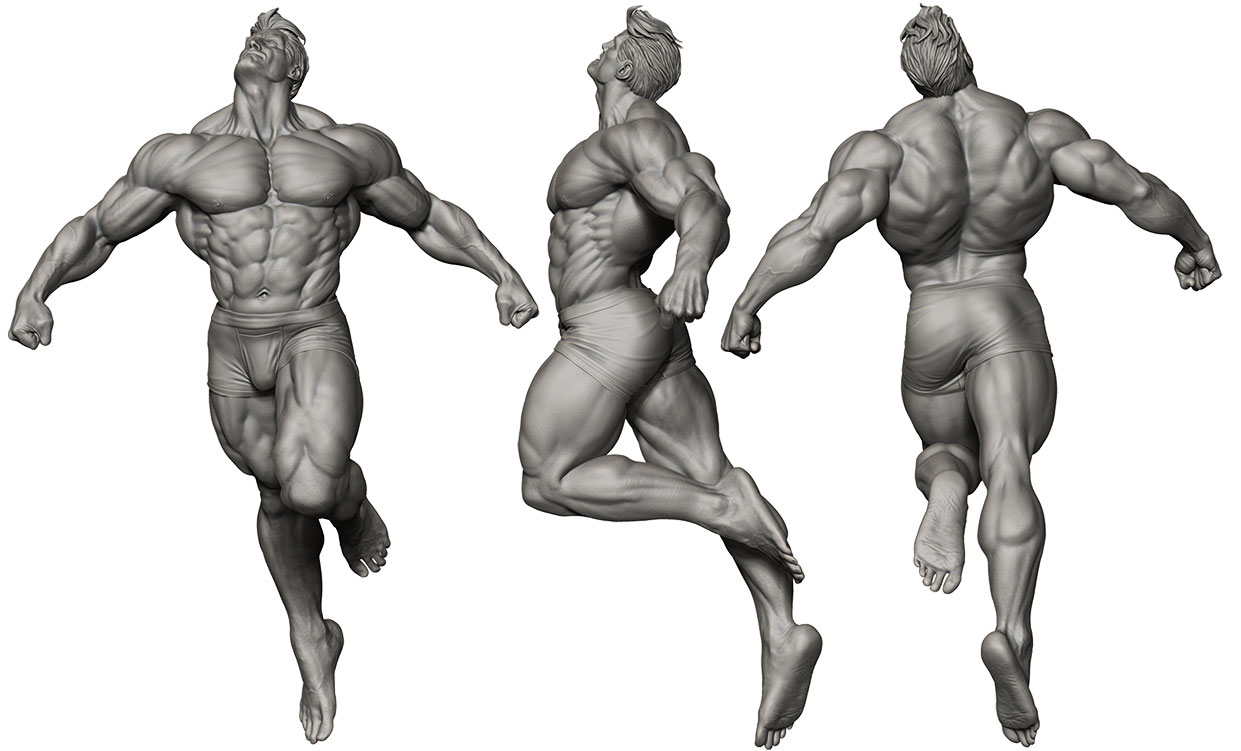 Super Hero 3D Models